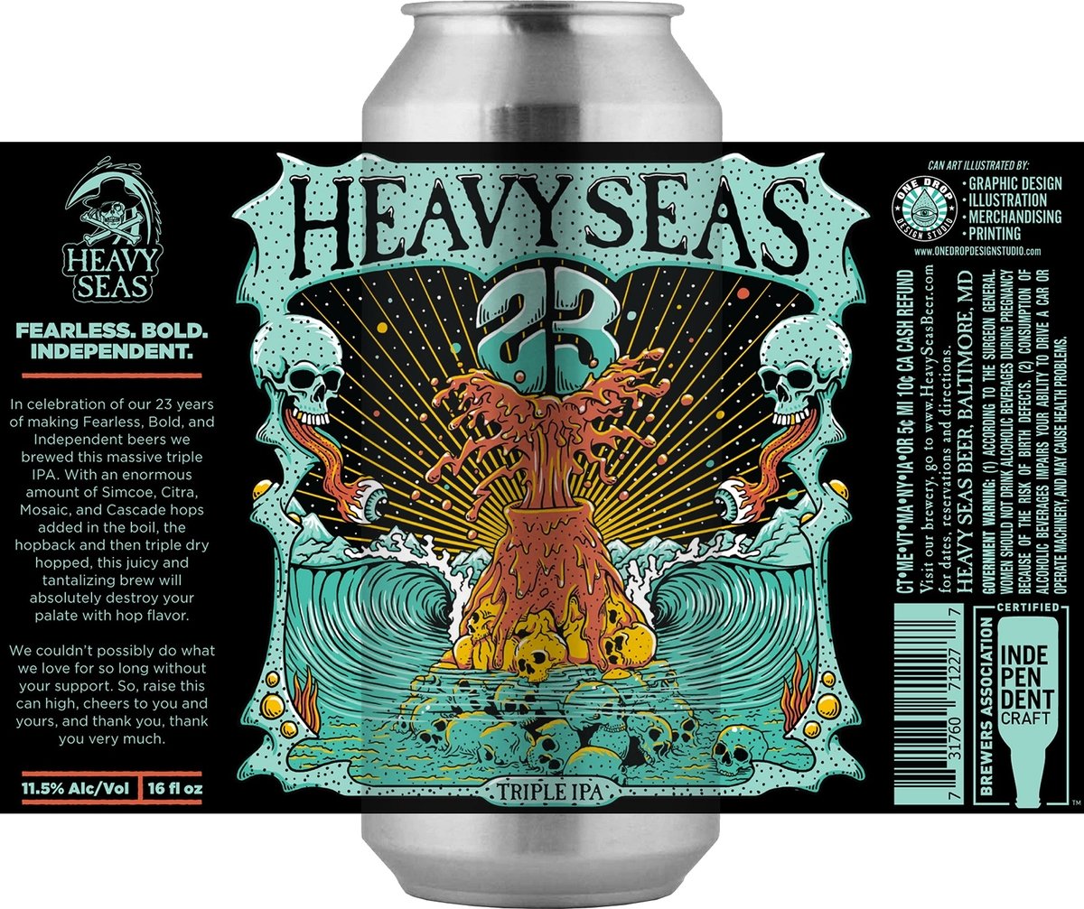 Heavy Seas Beer Rolls Out 23 Anniversary Ale: Triple IPA - The Beer ...