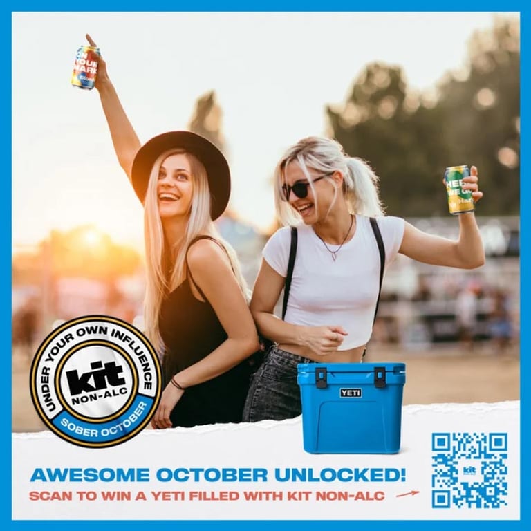 Kit NA Brewing Launches ‘Under Your Own Influence Sober October ...
